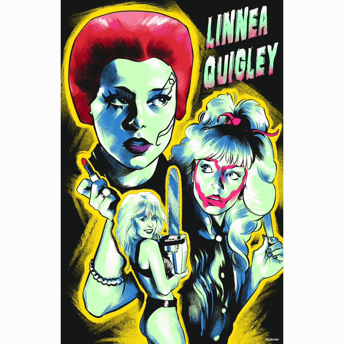 Linnea Quigley Tribute Poster Fan Art / Linnea Quigley (trash/suzanne ...