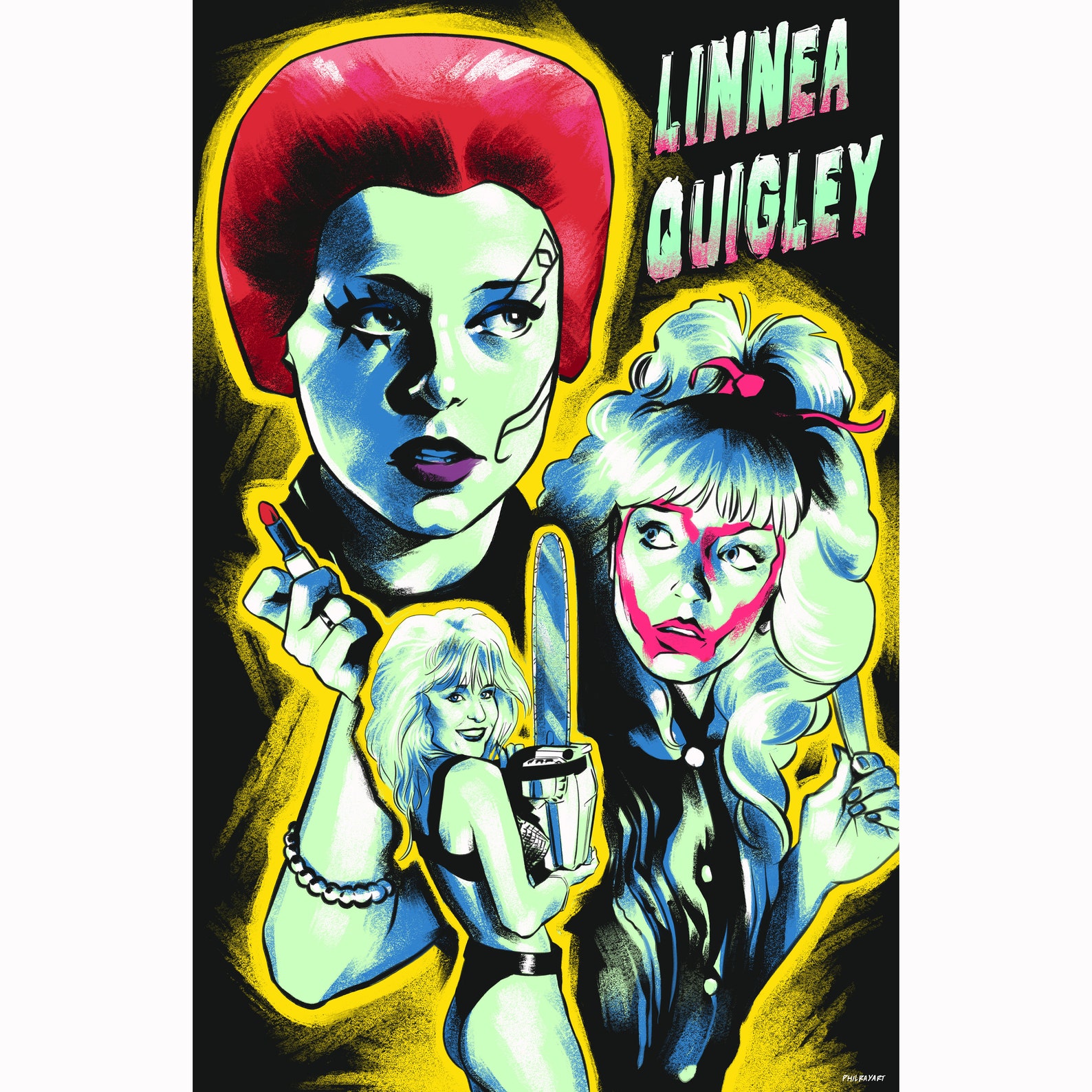 Linnea Quigley Tribute Poster Fan Art / Linnea Quigley (trash/suzanne ...