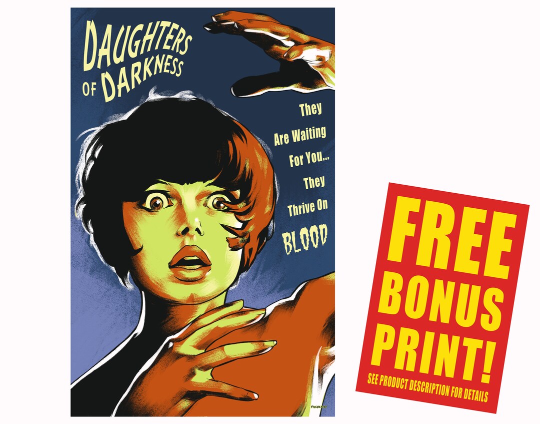 Daughters Of Darkness 1971 Original Movie Poster Print Variant 1