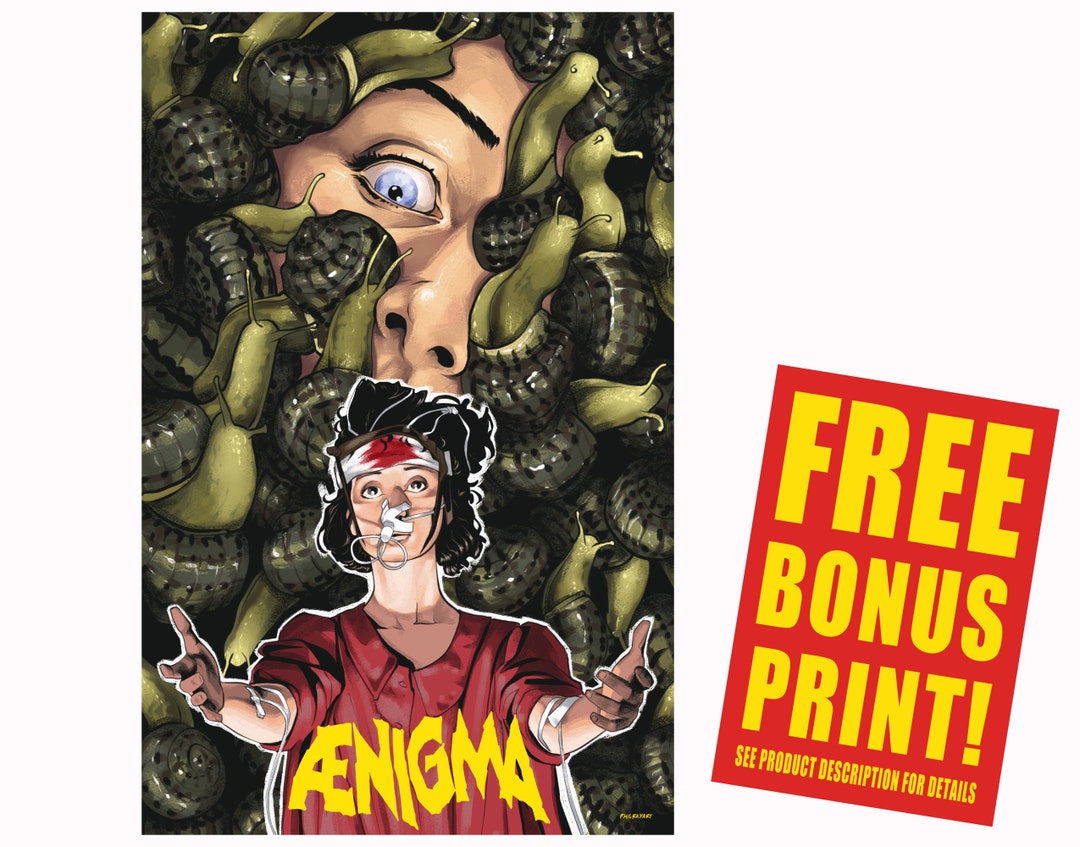 Aenigma (1988) Original Movie Poster / Lucio Fulci, Snails on a Face ...