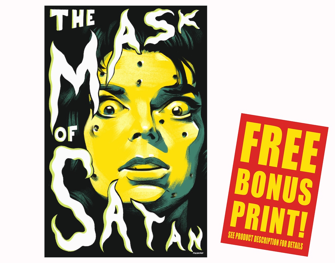 The Mask of Satan Aka Black Sunday Original 1960 Movie Poster Fan Art ...