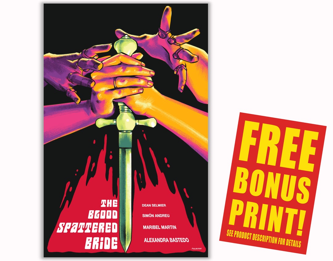 The Blood Spattered Bride 1972 Movie Poster Print - Etsy