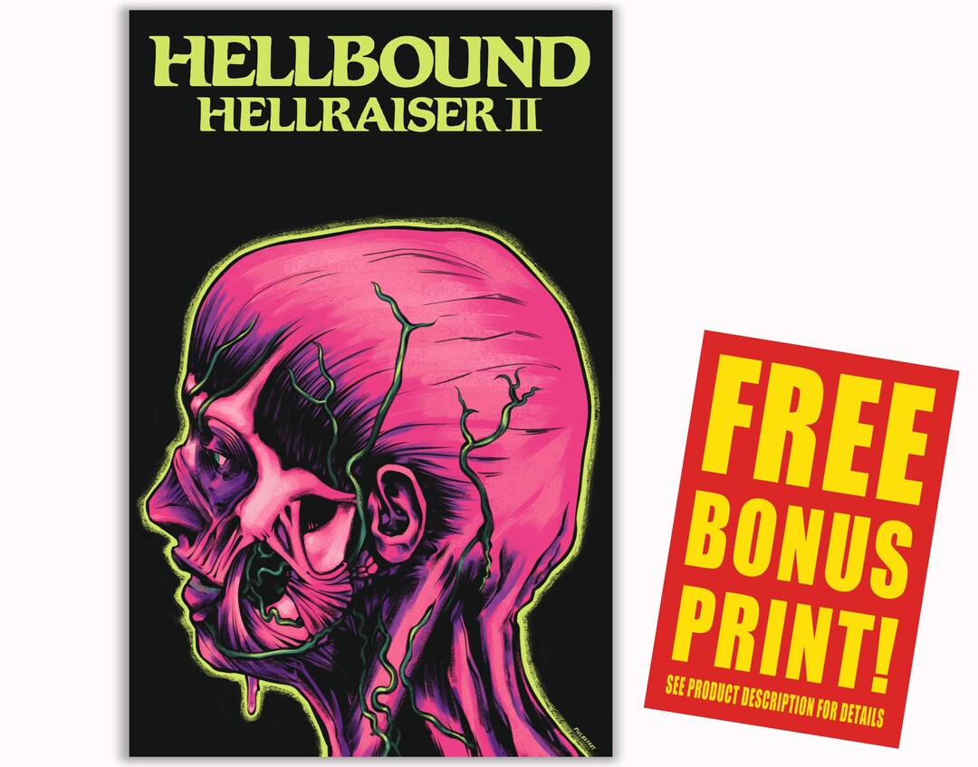 Hellbound: Hellraiser 2 1988 Original Movie Poster Print - Etsy