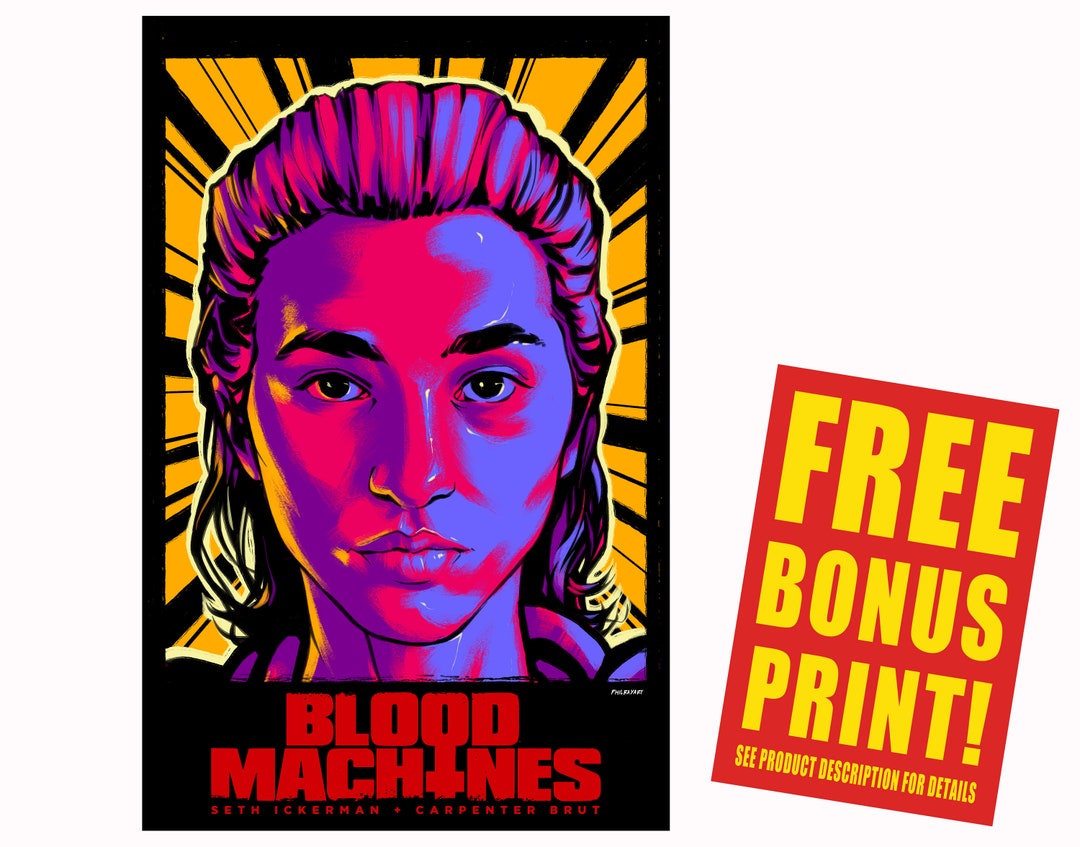 Blood Machines 2019 Original Movie Poster / Variant 2 of 4: Corey ...