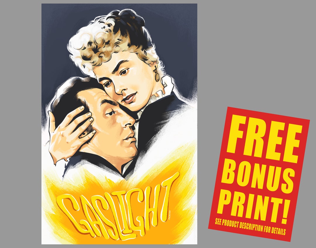 Gaslight Poster Gaslight 1944 Movie Poster Gaslight Movie - Etsy