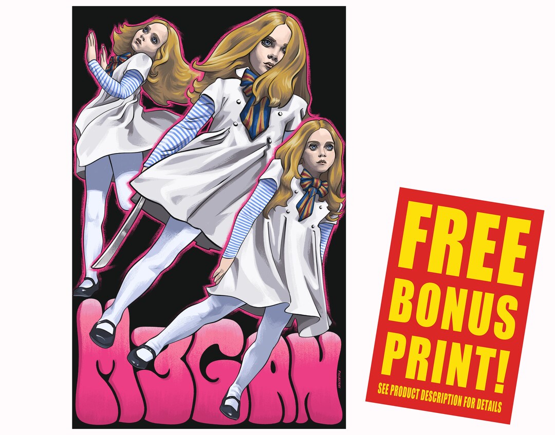 M3GAN / Megan 2023 Movie Poster Print, Megan Dance Scene - Etsy