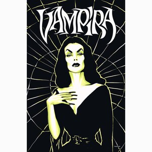 Vampira Poster Fan Art / Vampira (maila Nurmi) Portrait Poster Print - Etsy