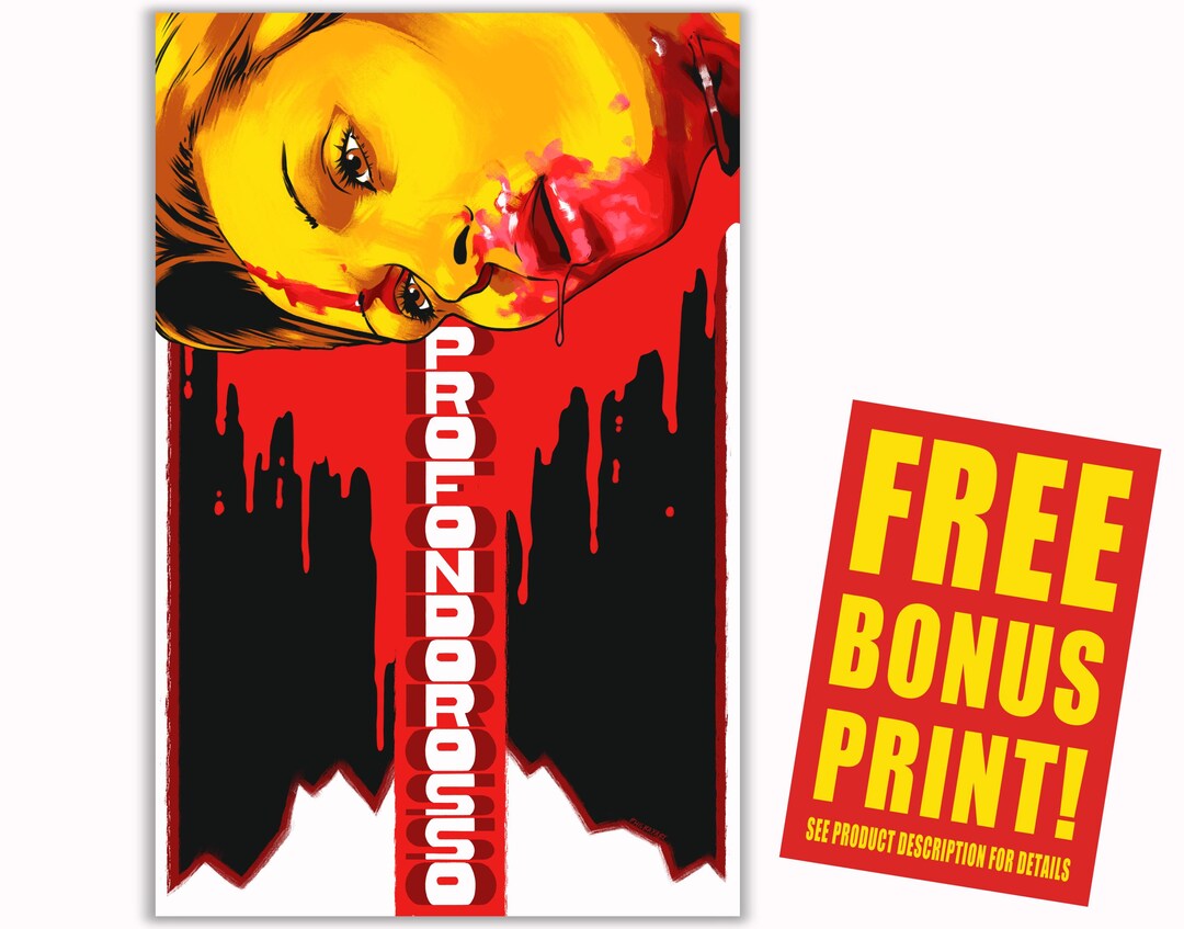 Profondo Rosso / Deep Red 1975 Movie Poster Print Italian Variant - Etsy