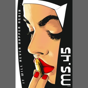 Ms .45 1981 Movie Poster Fan Art / Thana (zoe Lund) in Habit Kissing ...