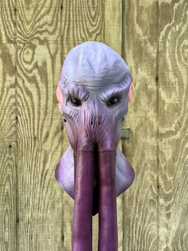 Mindflayer Latex Mask: Baldur's Gate 3 Custom Cosplay Mask - Etsy