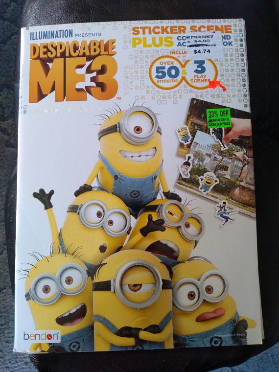 Despicable Me 3 Activity Book | Etsy
