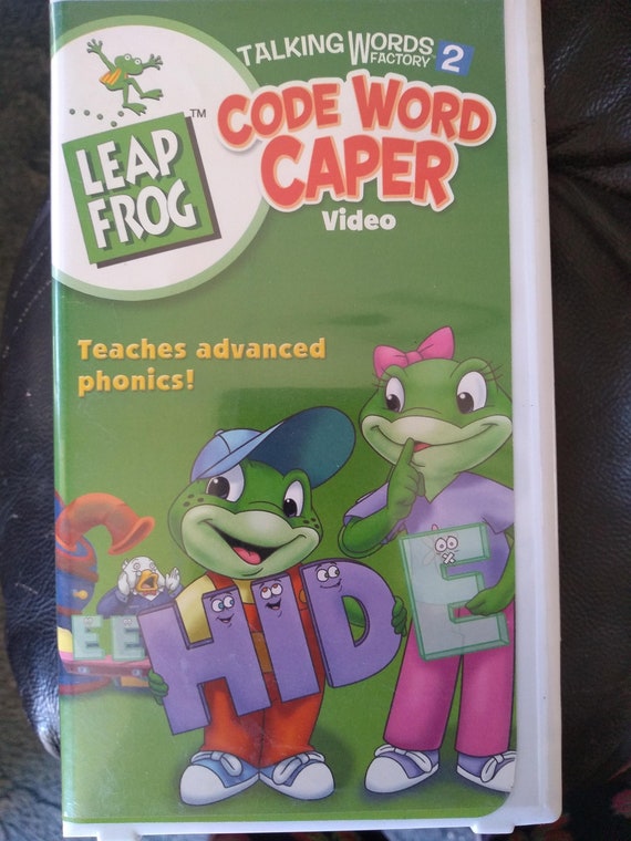 Leap Frog Code Word Caper VHS - Etsy