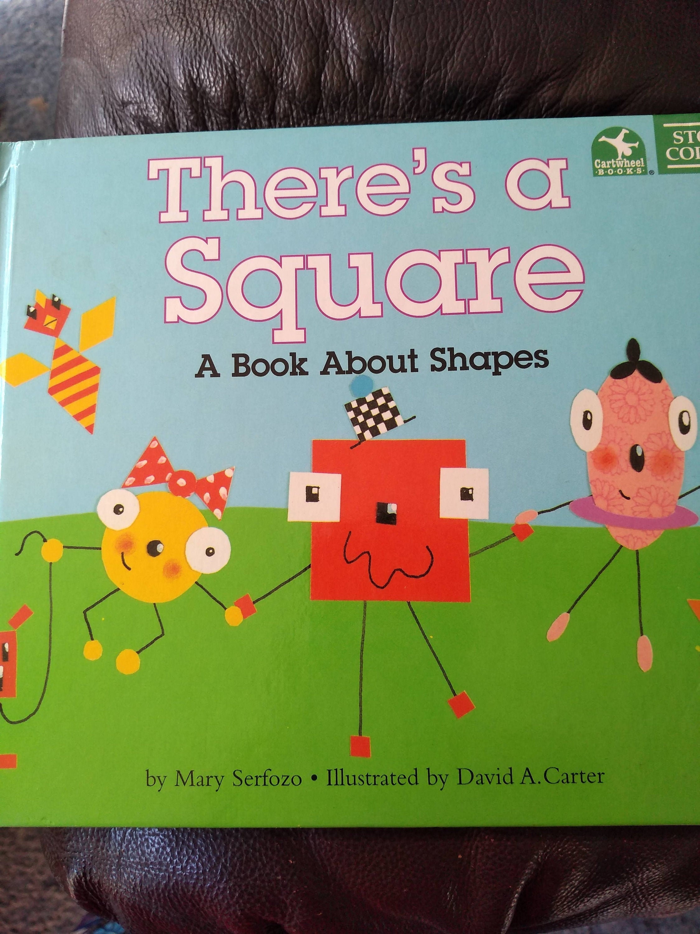 There's a Square A Book about Shapes | Etsy