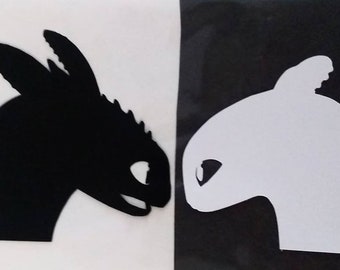 Toothless decal | Etsy