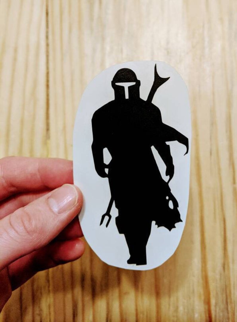 Star Wars The Mandalorian Decal Star Wars The Mandalorian | Etsy
