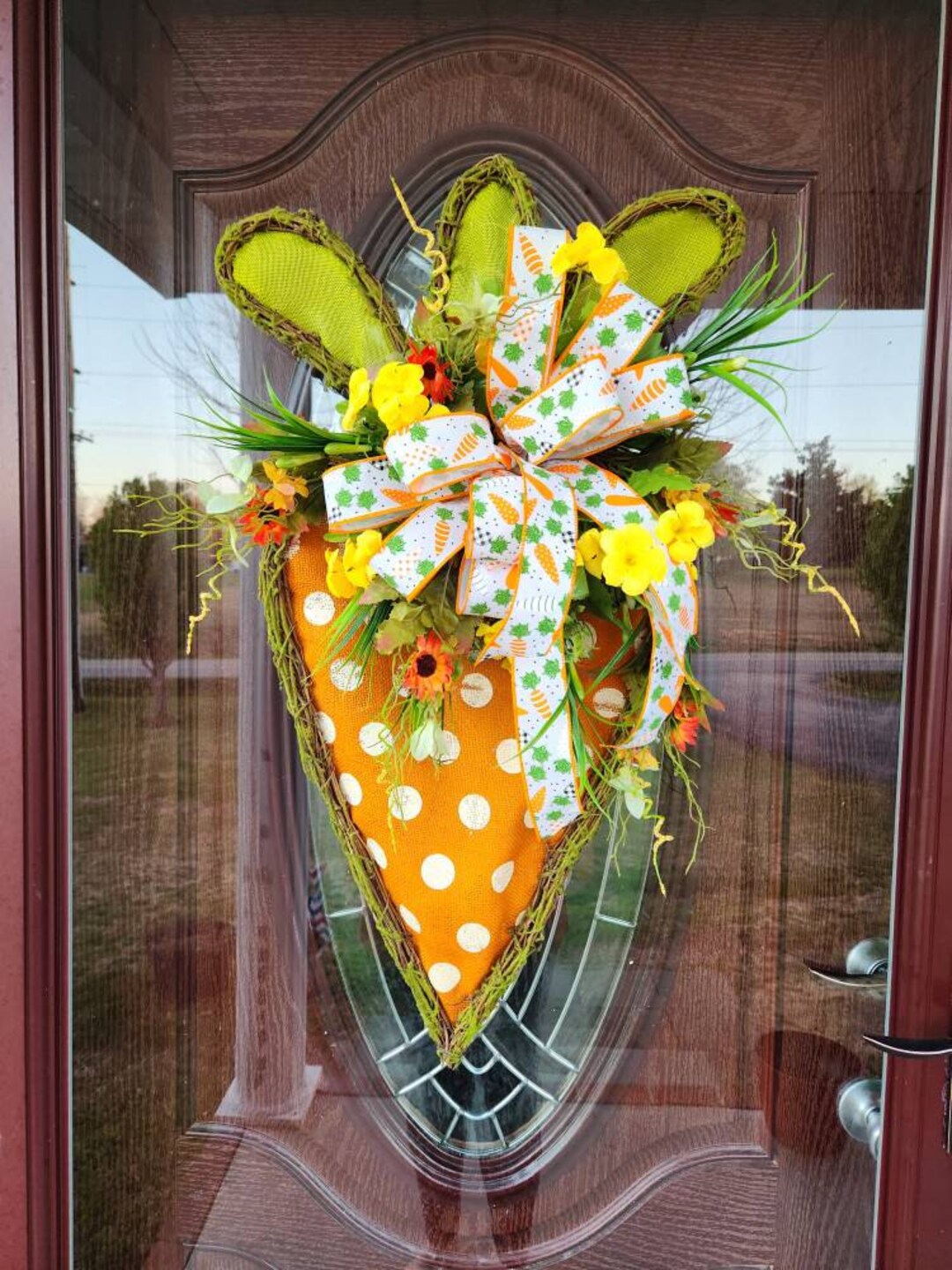 Carrot Door Hanger Carrot Hanger Twig Carrot Hanger Spring - Etsy