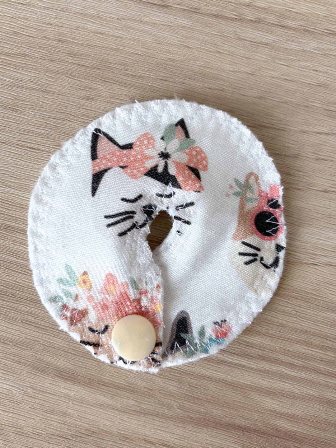 Cat Print Bamboo G-tube Pads: Absorbent Feeding Tube Covers - Etsy