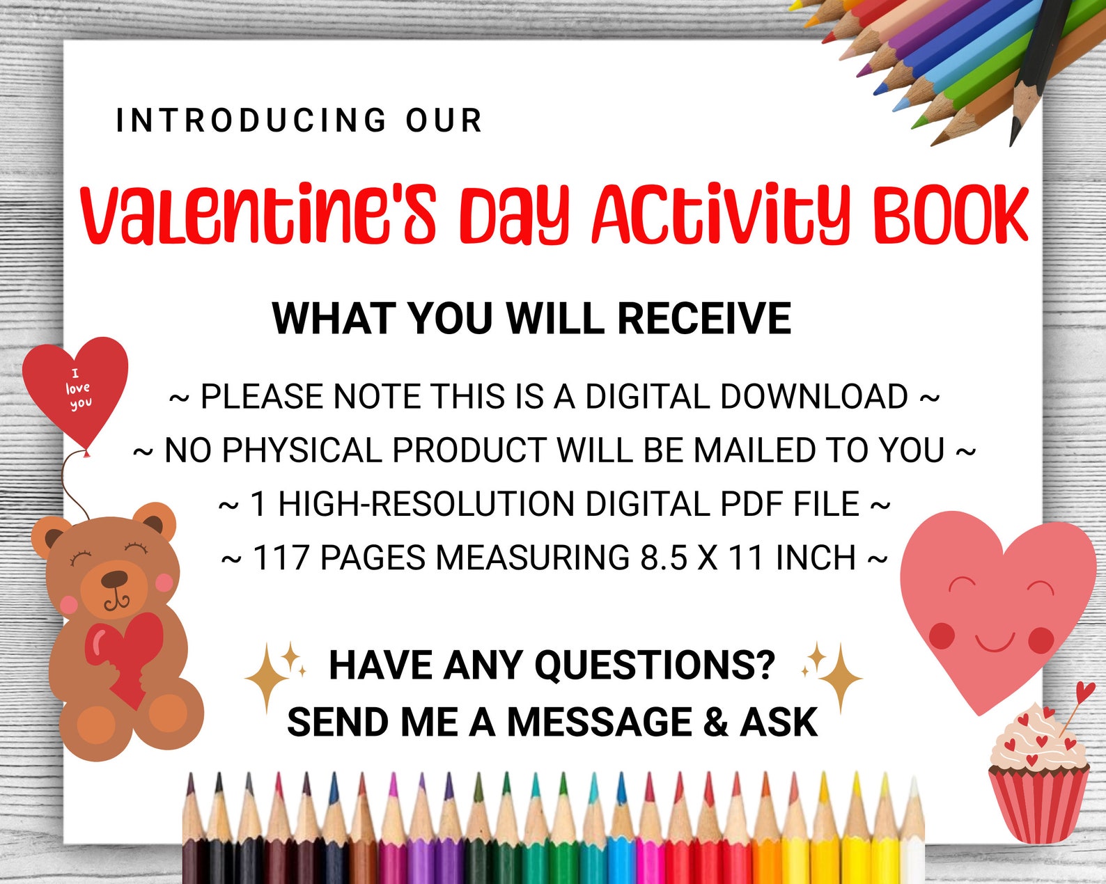 Printable Valentine's Day Activities for Kids | Valentine's Day Bundle ...