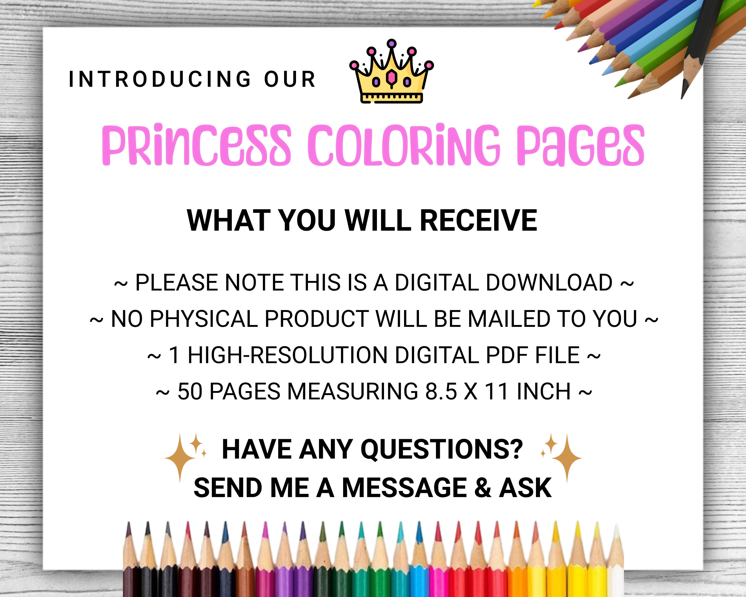 50 Princess Coloring Book Pages Variety of Princess Coloring Pages for ...