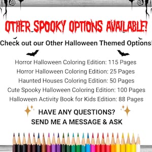 Halloween Cat Coloring Pages: Spooky Kitten Activity Book (PDF) - Etsy