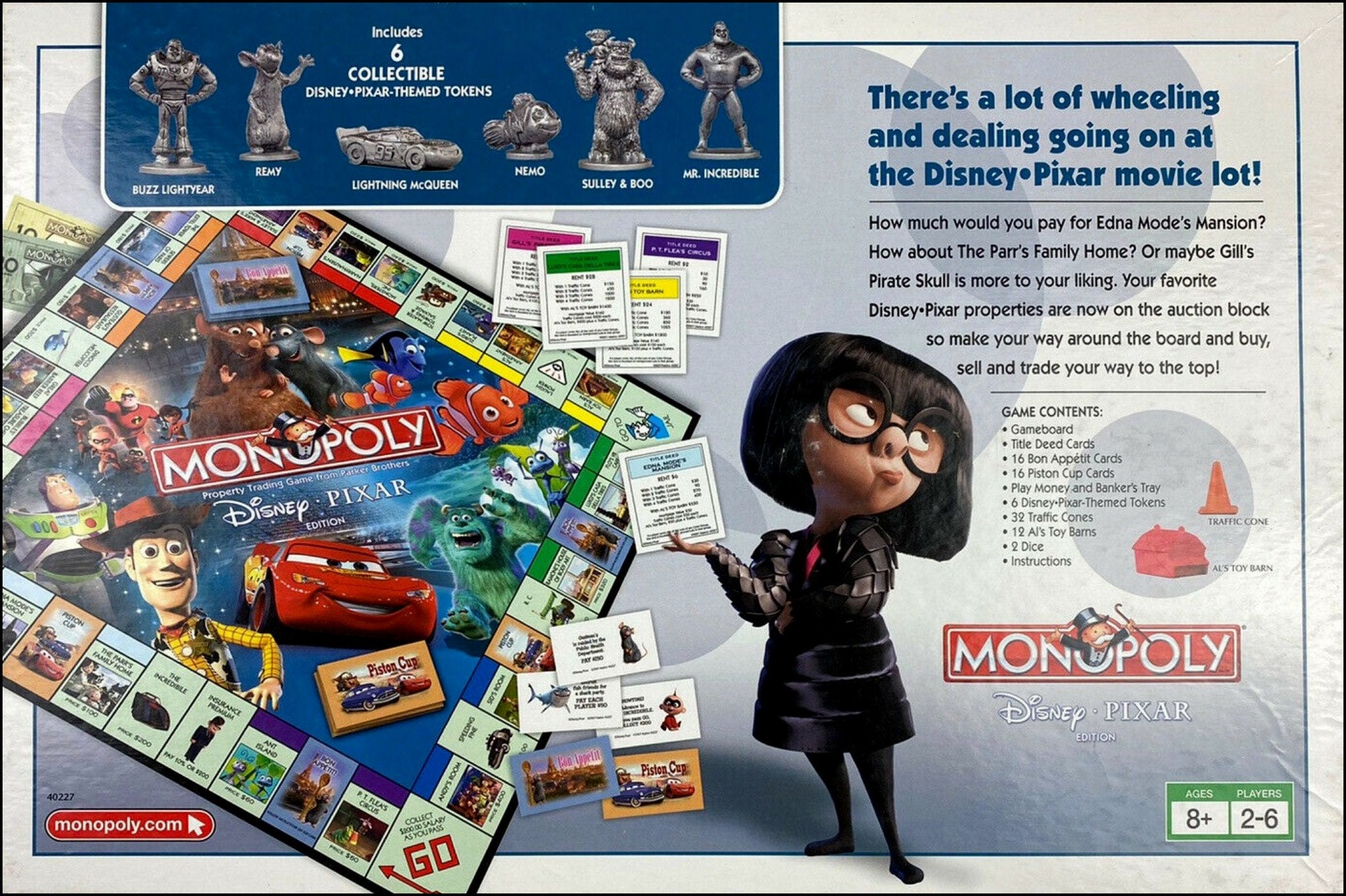 Disney Pixar Monopoly