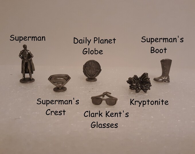 Monopoly Superman Returns collectors Edition Game Pieces 6 Pieces - Etsy
