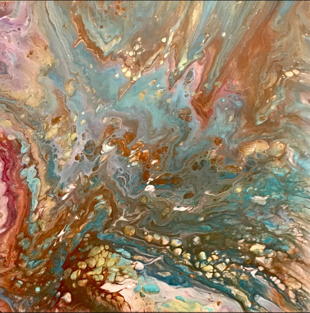 Acrylic Painting,abstract Painting,fluid Art,poured Art,wall Art,fluid ...