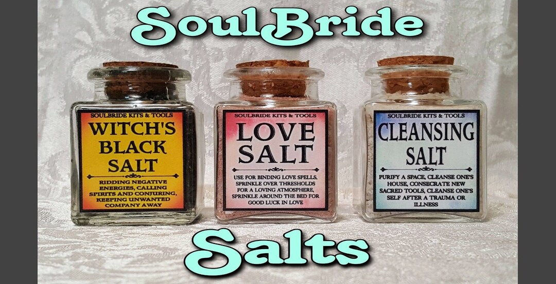 3 Witch's Salts ~ Soulbride's Salt Trifecta! - Etsy