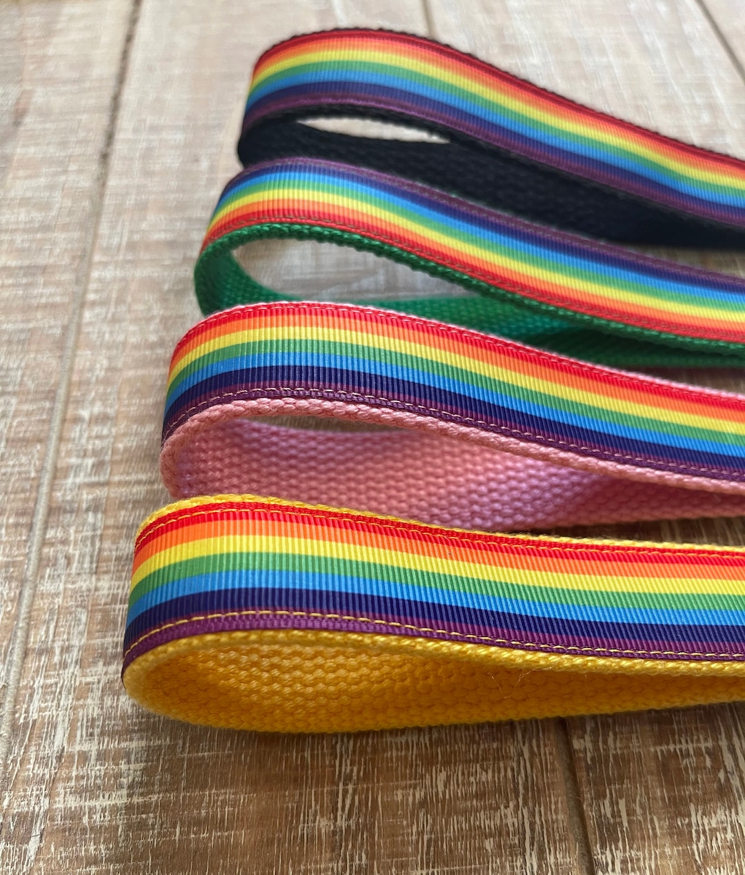 Pride Flag Rainbow Keychain, LGBTQ Lanyard Key Fob Wristlet With Cotton ...