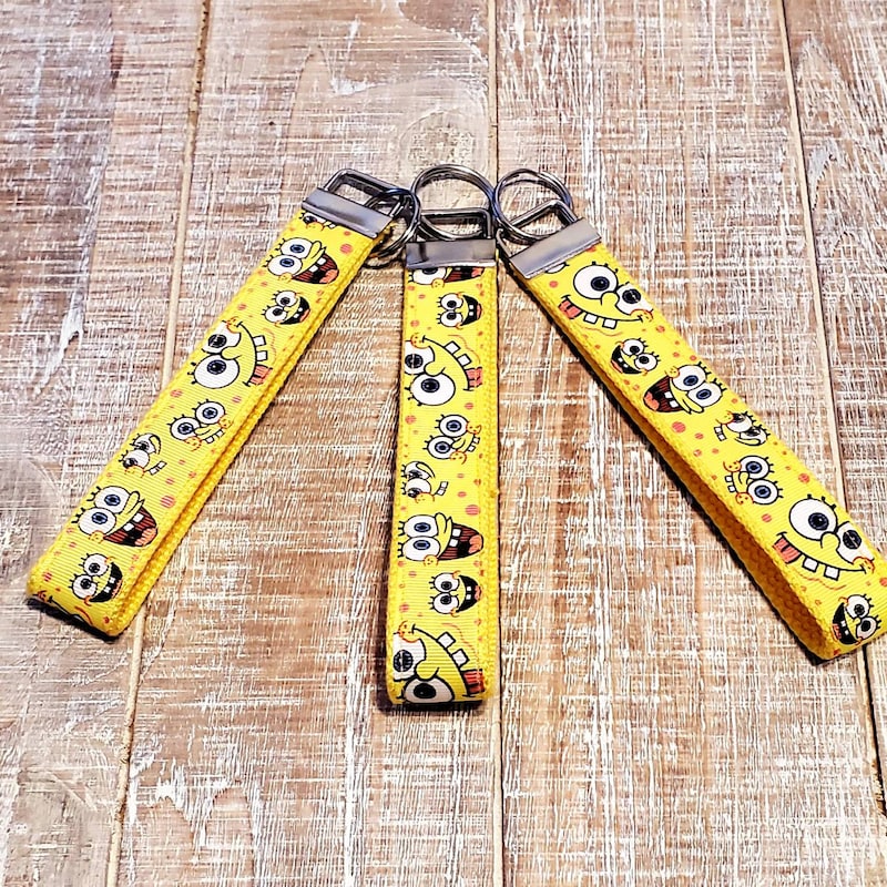Spongebob Keychain - Etsy