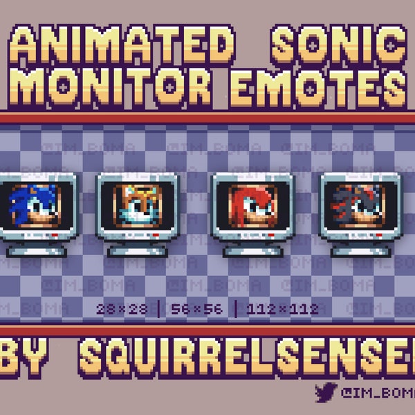 Sonic the Hedgehog Twitch Emotes - Etsy