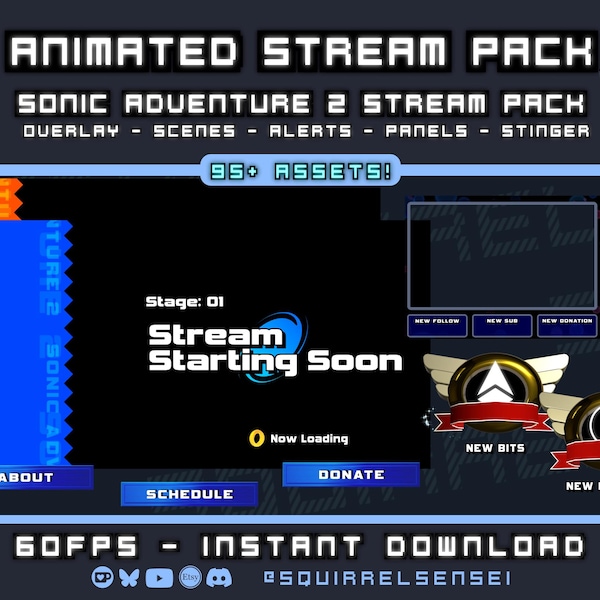 Sonic Hedgehog Overlay - Etsy