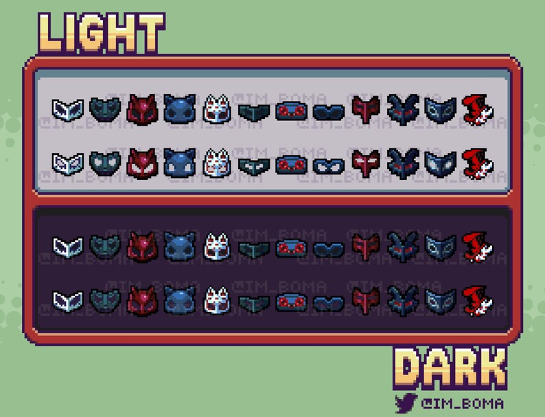 12 Persona 5 Mask Badges for Twitch Streaming and Discord/youtube ...