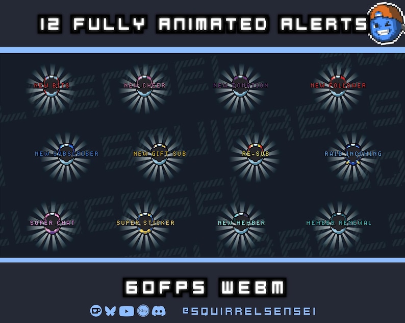 Animated Pokemon Twitch Streaming Pack | Overlay, Scenes, Panels ...