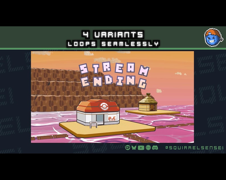 3D Animated Pokemon Town Scenes | Stream Starting Soon | OBS ...