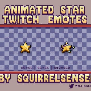 Animated Star for Twitch Streaming and Discord/youtube Channels | Cute ...