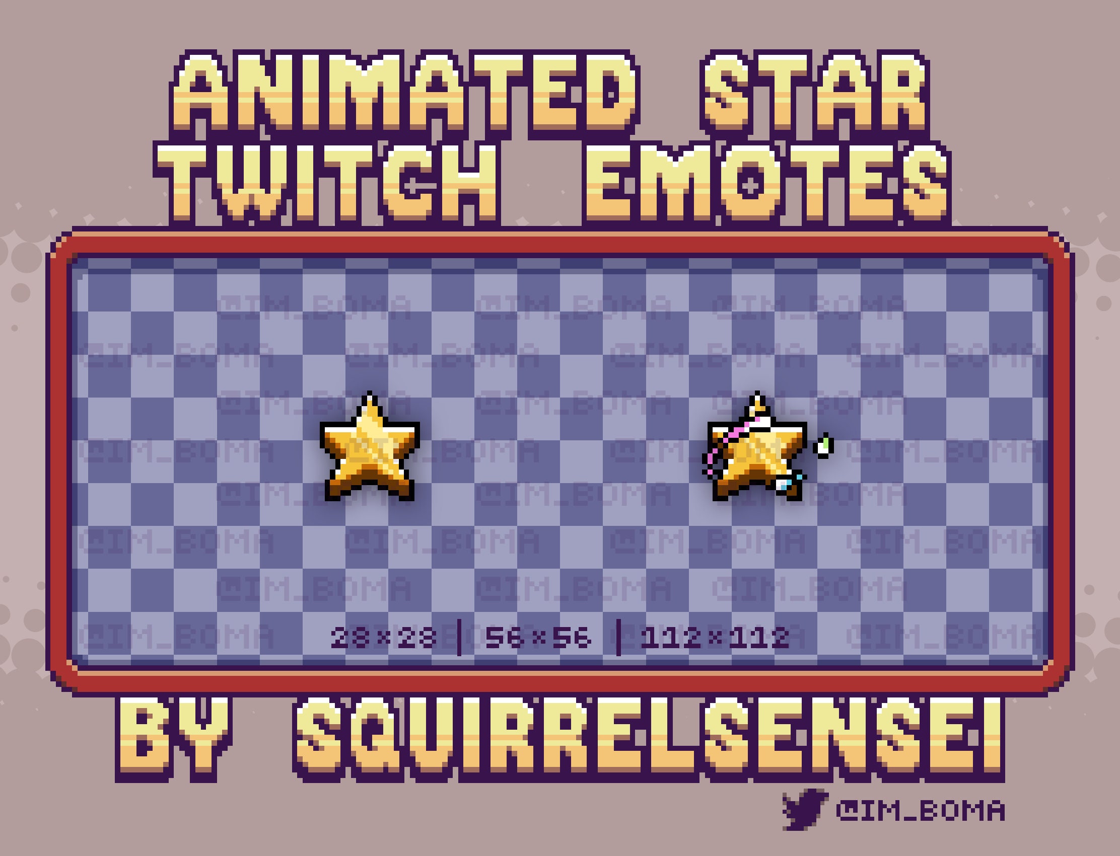 Animated Star for Twitch Streaming and Discord/youtube Channels | Cute ...