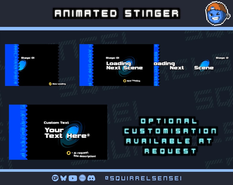 Sonic Adventure 2 Complete Twitch Stream Pack | Overlay, Scenes, Panels ...