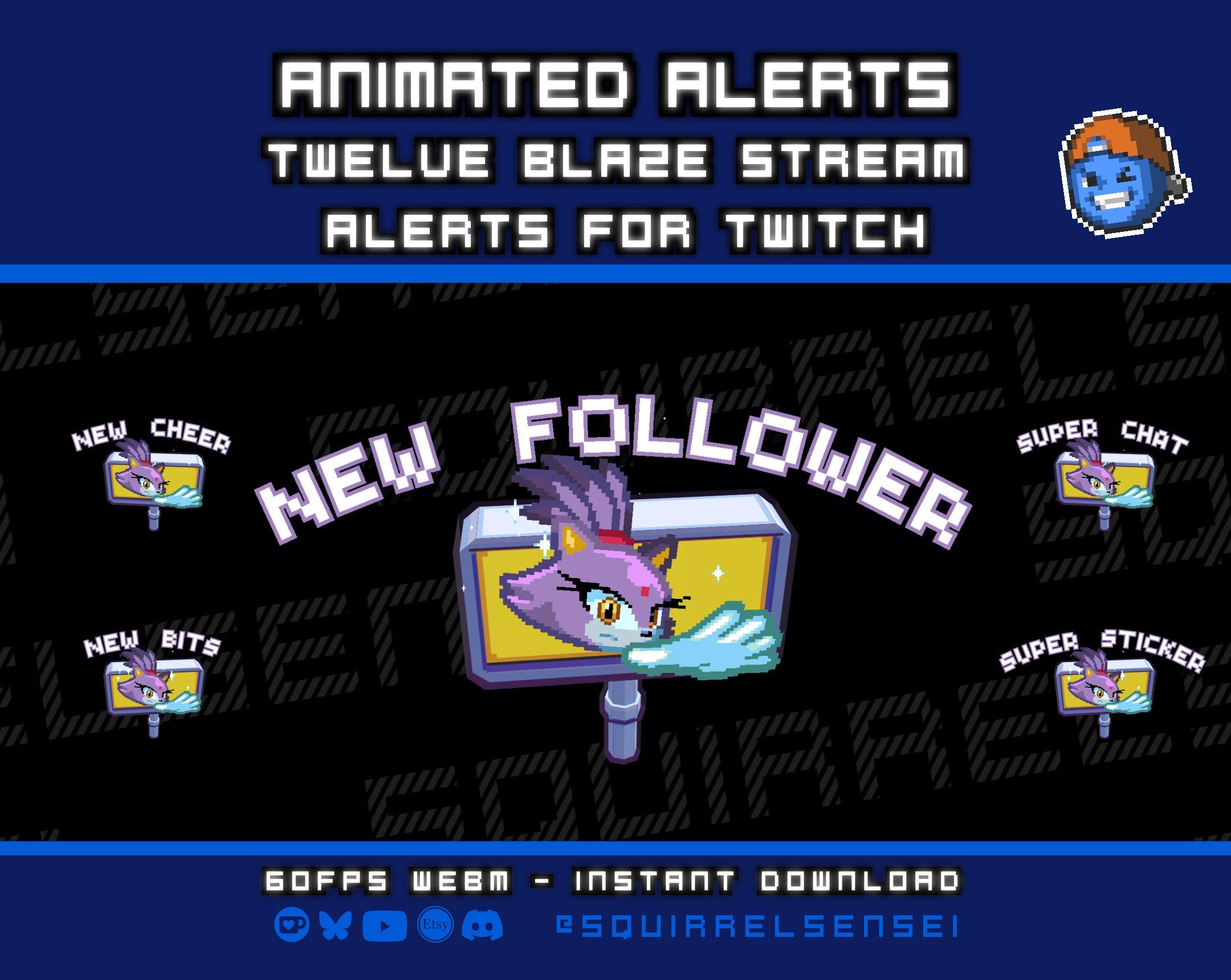 Blaze the Cat Stage Clear Alerts for Streaming | Twitch Alerts ...