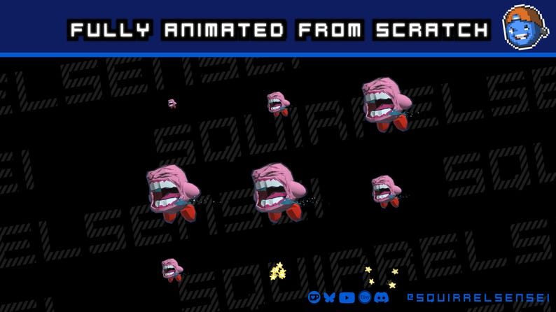 3D Animated Alerts | Kirby Let's Go! | Twitch, Kick & Youtube Streaming ...