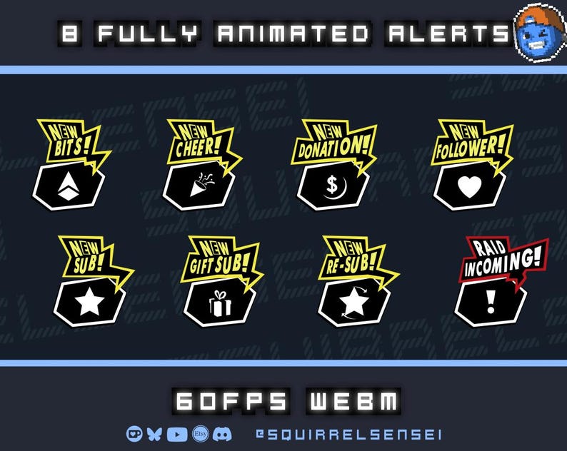 Persona 5 Complete Twitch Stream Pack | Overlay | Scenes | Panels ...