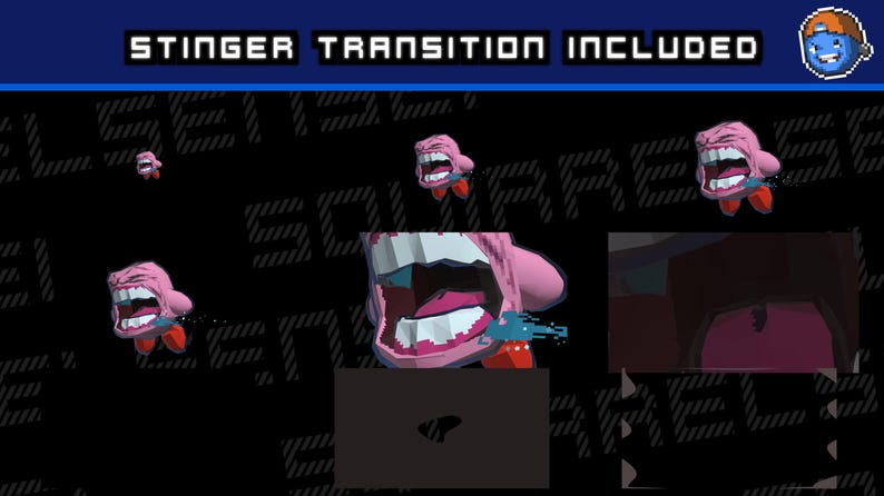 3D Animated Alerts | Kirby Let's Go! | Twitch, Kick & Youtube Streaming ...