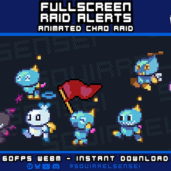 Pixel Twitch Raid - Etsy UK