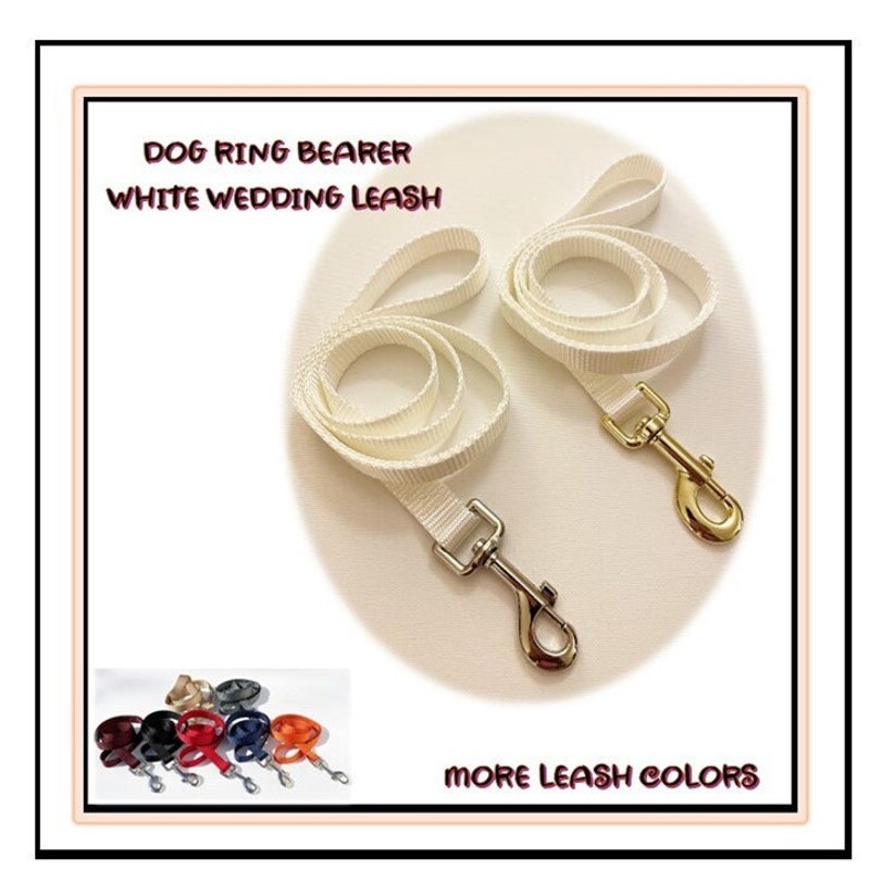 White Leash - Etsy