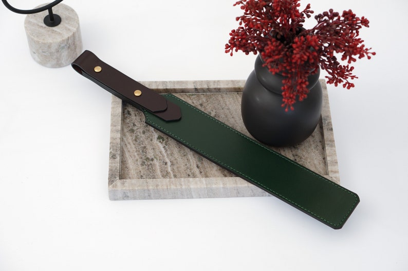Leather Spanking Paddle - Sensual BDSM Discipline Tool - Etsy