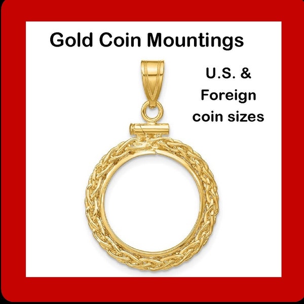 Gold Indian Coin Pendant - Etsy