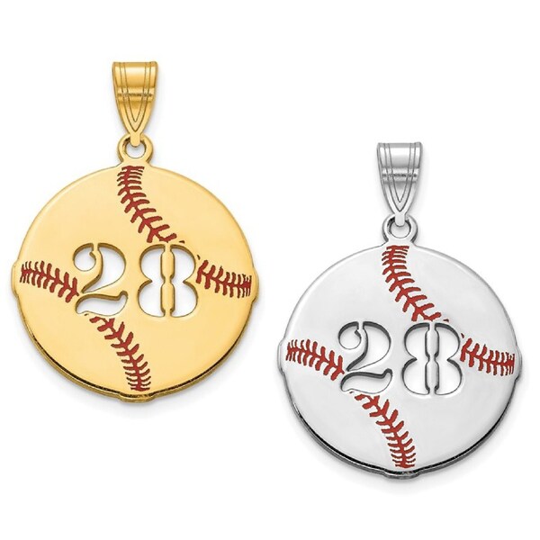 Baseball Necklace - Etsy