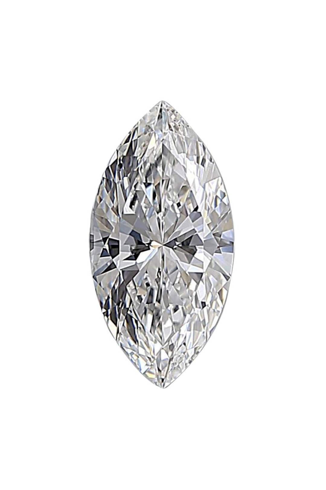 1-carat 2-carat to 3-carat Marquise Cut Lab Grown Loose Diamond VS1 VS2 VVS1 VVS2 Colors D E F G ...