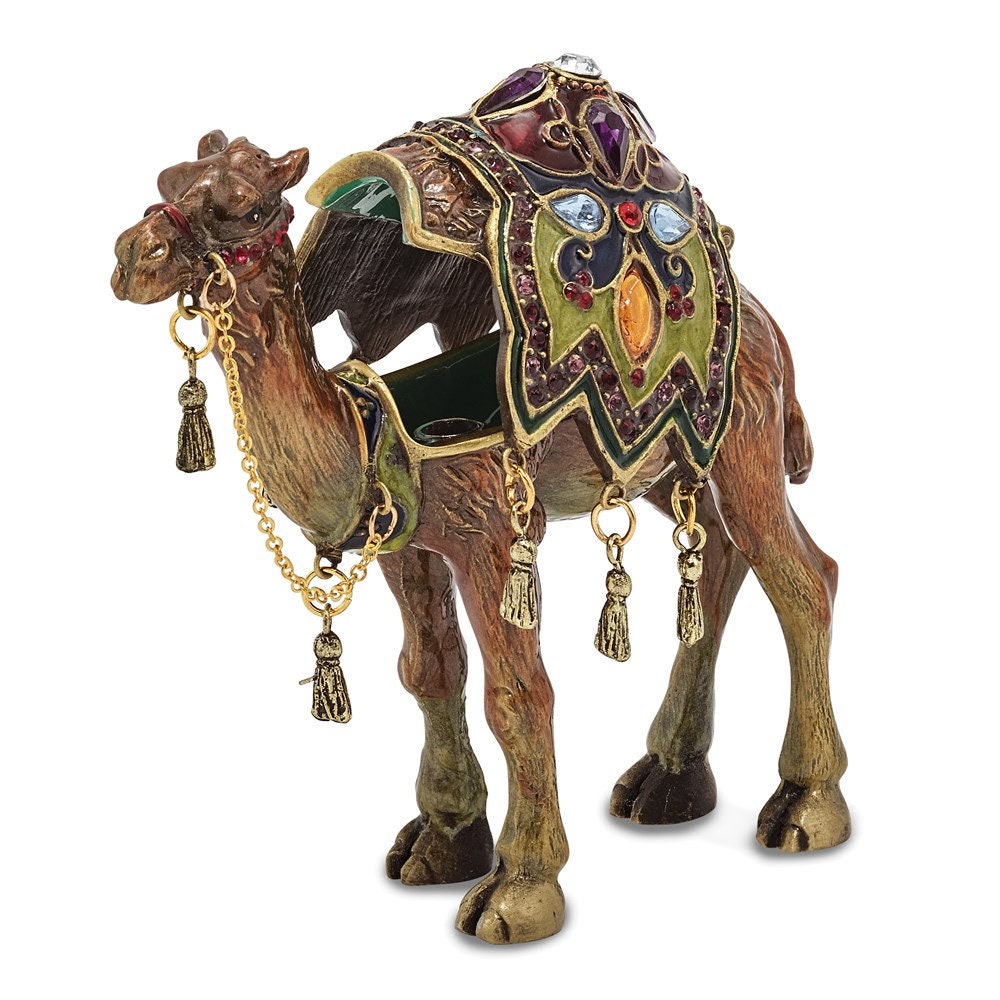 Bejeweled Desert Camel Trinket Box Luxury Handcrafted Gifts - Etsy