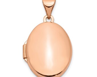 Plain Gold Locket | Etsy